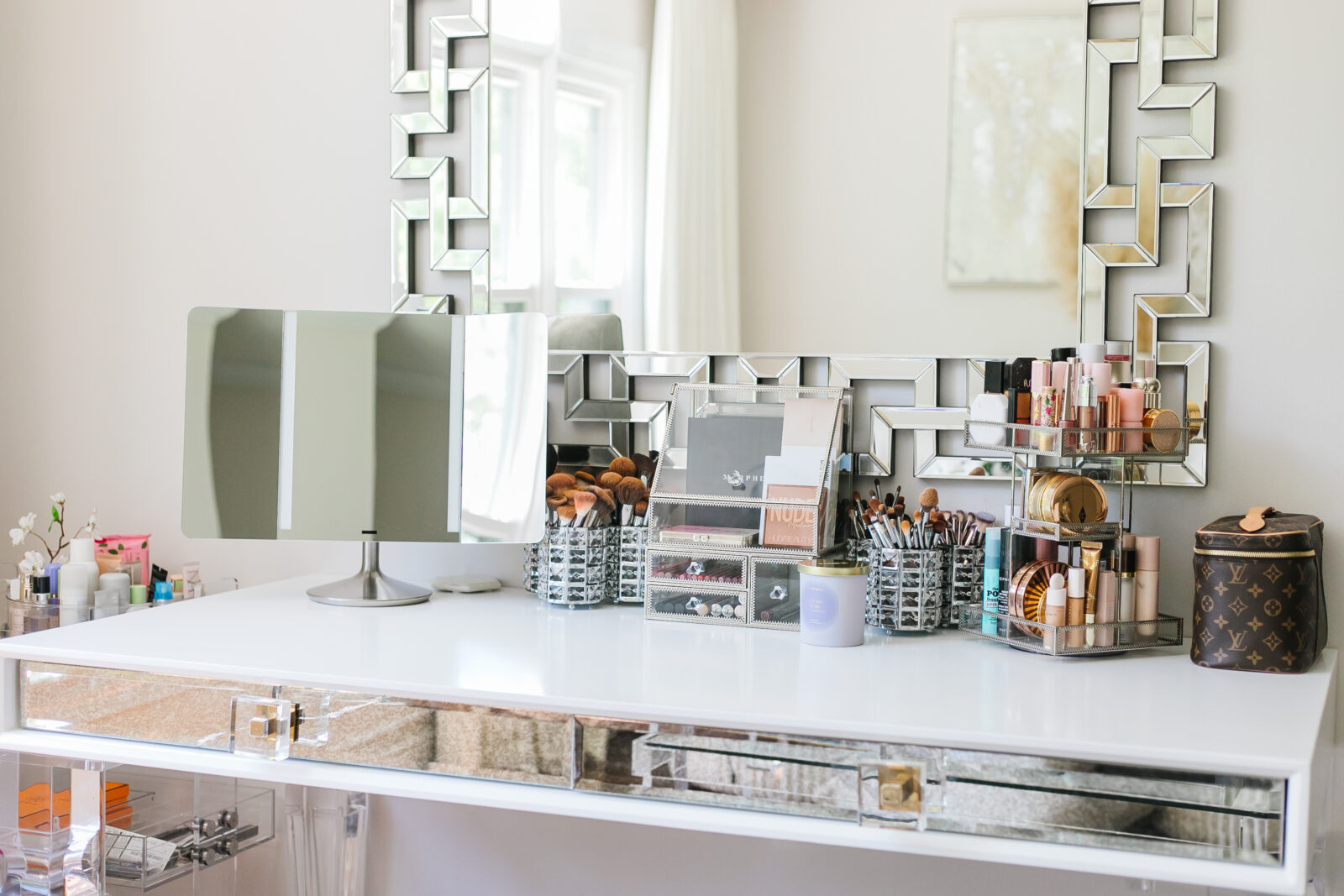 How To Organize Your Makeup Vanity And Store Makeup - Life with NitraaB