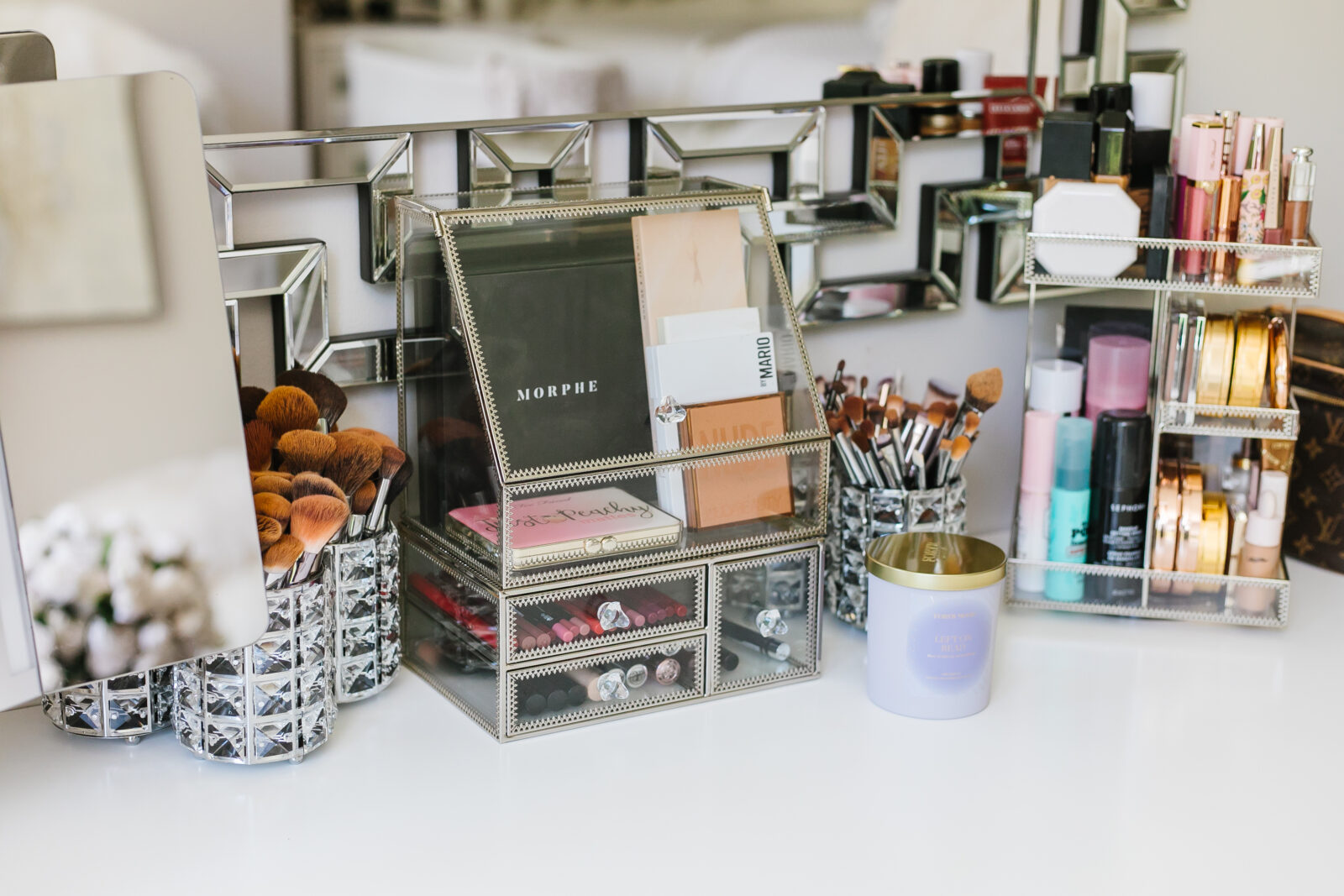 How To Organize Your Makeup Vanity And Store Makeup - Life with NitraaB